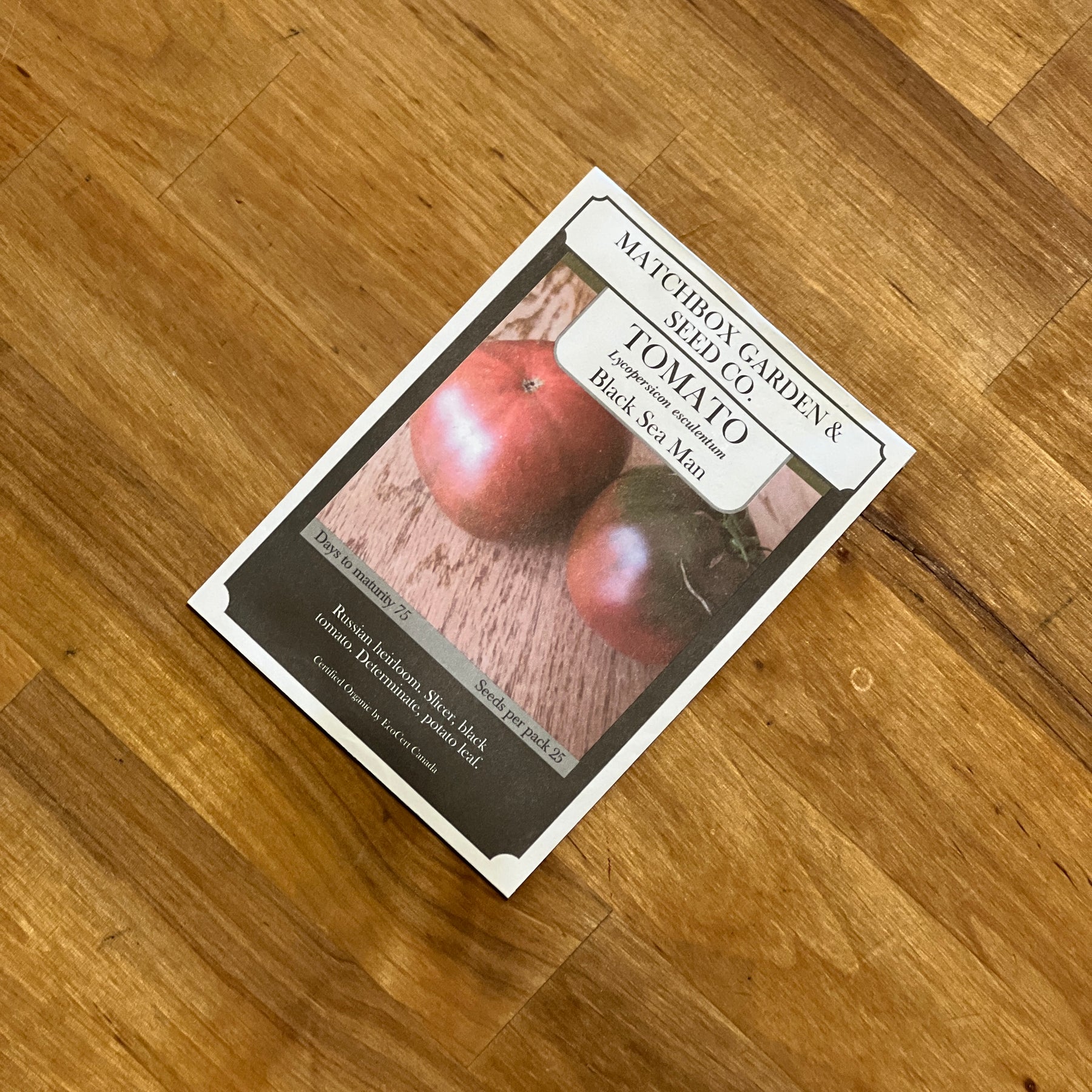 Heirloom Seeds Tomato Black Sea Man Tomato Seeds - Heirloom, Organic ...