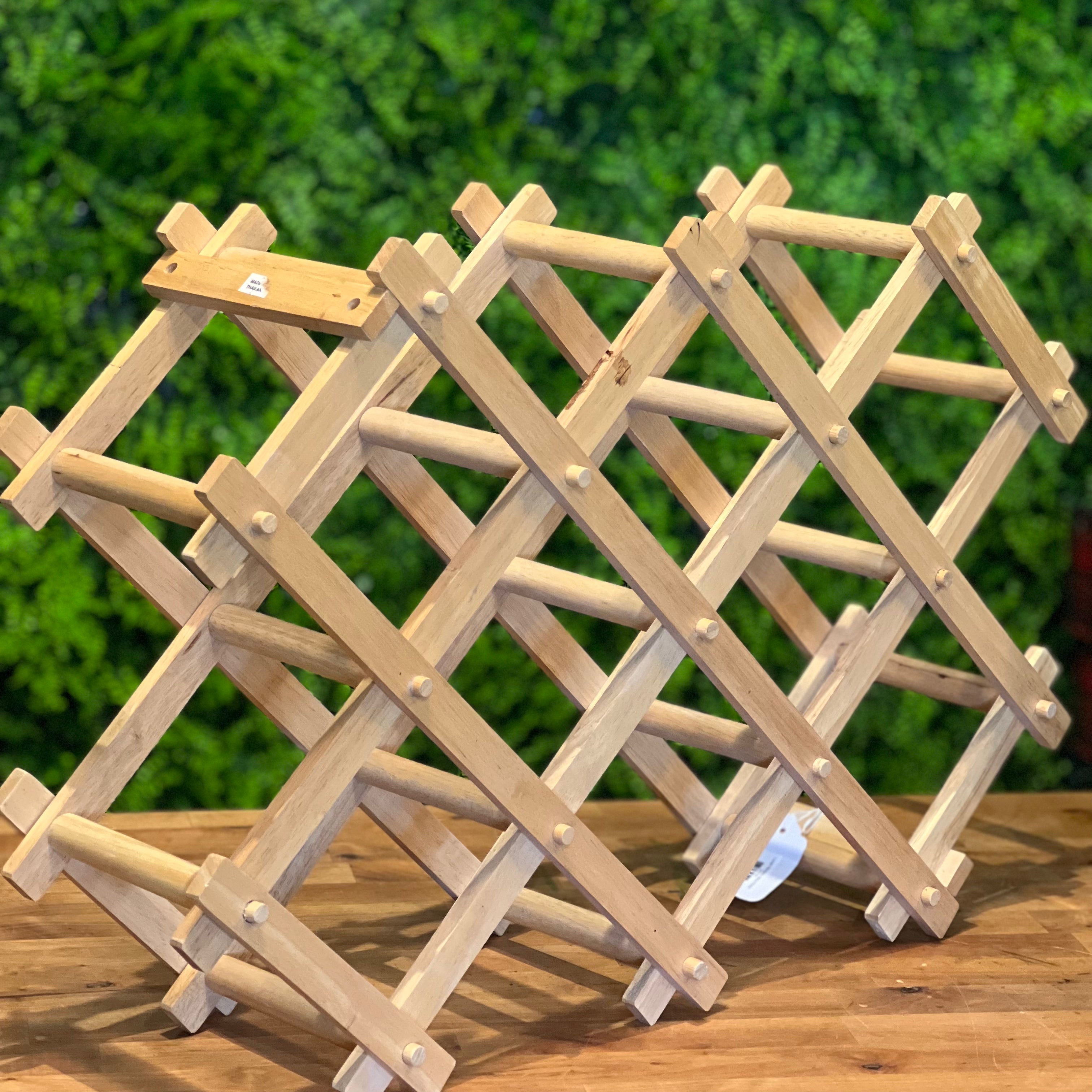 Large Wooden Wine Rack – Sap & Seedling Market